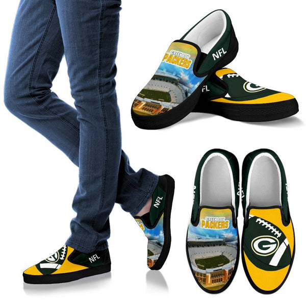 Proud Of Stadium Green Bay Packers Slip-on Shoes – Vota Color