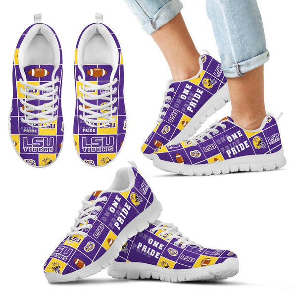 Awesome Pride Flag LSU Tigers Sneakers – Vota Color
