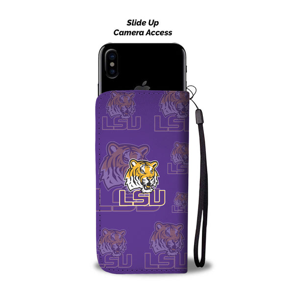 LSU Tigers Logo Background Wallet Phone Cases – Vota Color