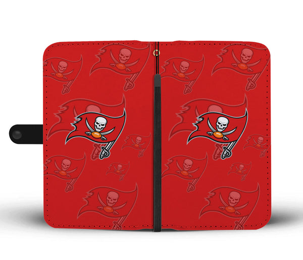 Tampa Bay Buccaneers Logo Background Wallet Phone Cases – Vota Color