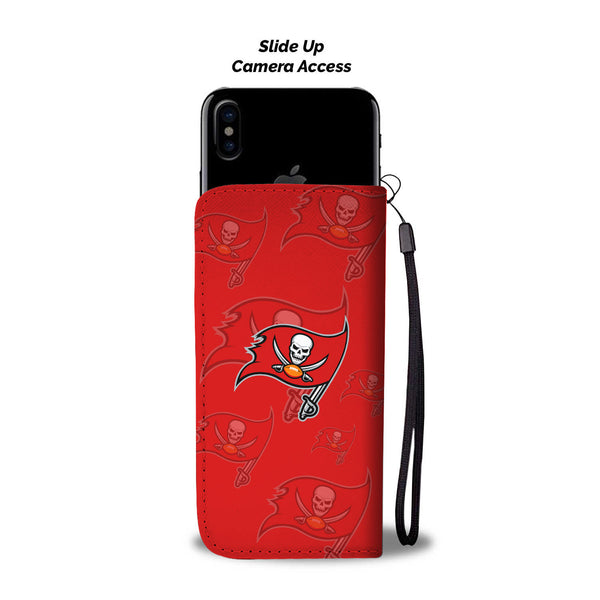 Tampa Bay Buccaneers Logo Background Wallet Phone Cases – Vota Color