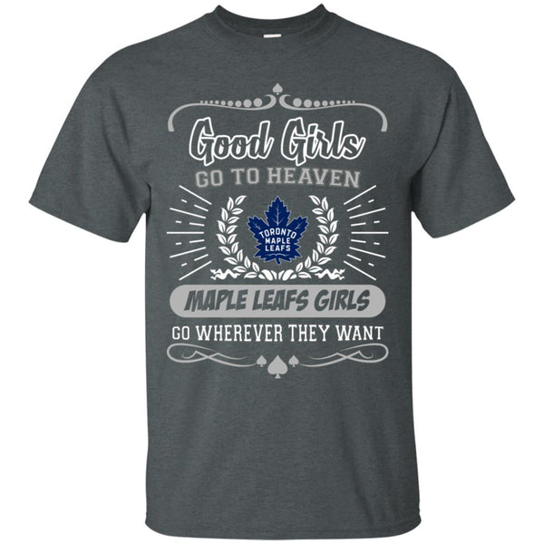 Good Girls Go To Heaven Toronto Maple Leafs Girls T Shirts – Vota Color
