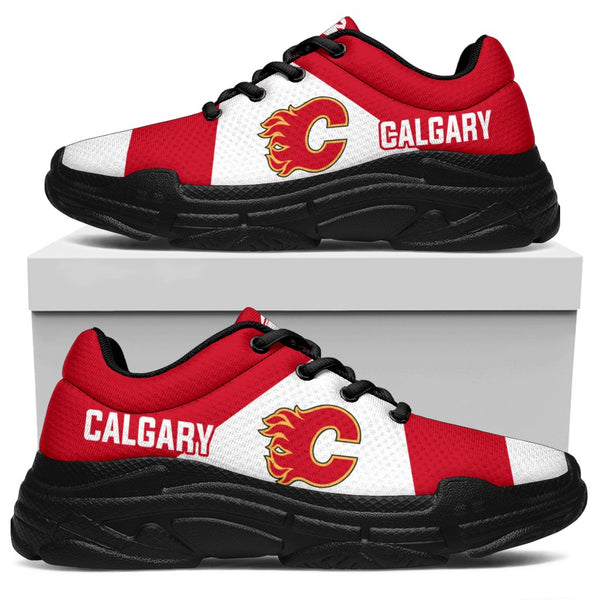 Pro Shop Logo Calgary Flames Chunky Sneakers – Vota Color