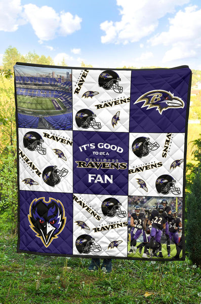 It's Good To Be A Baltimore Ravens Fan Quilt Shop – Vota Color