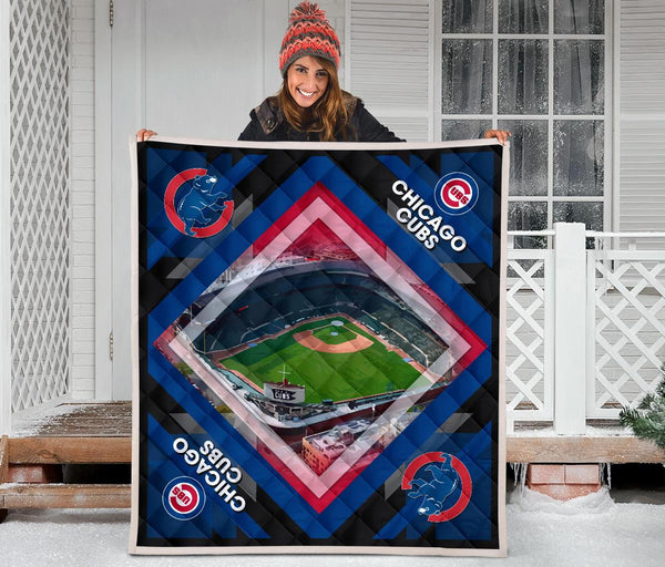 Pro Chicago Cubs Stadium Quilt For Fan – Vota Color
